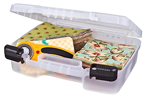 ArtBin Quick View Deep Base Carrying Case12inX3.25inX9.875in Translucent