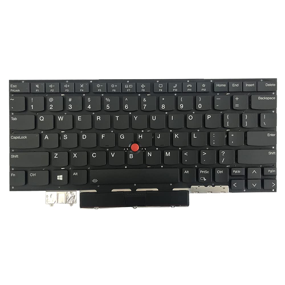 GinTai Laptops Backlit US Keyboard Replacement for Lenovo Thinkpad X1 Carbon 2021 X1C SN20Z77360-B P/N PK131U81B00