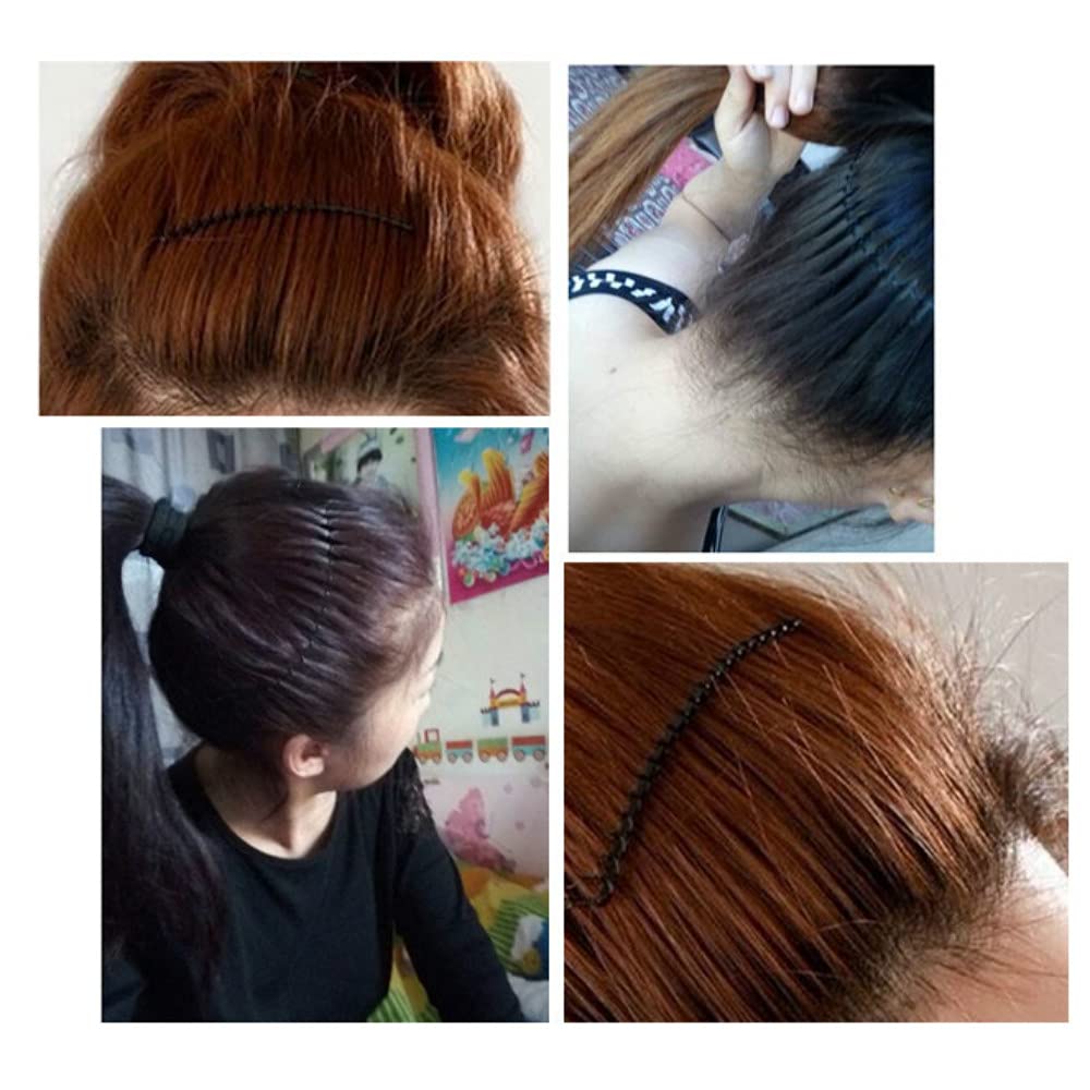 6 Pcs Women U Shape Hair Finishing Fixer Comb, Invisible Insert Comb For Small Broken Hair Finishing Fixing","U Shaped Hair Clips 。hair pins