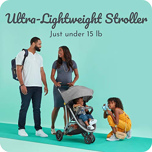 Century Stroll On 3-Wheel Lightweight Stroller