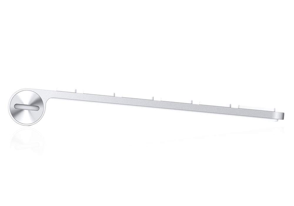 Apple Wireless Keyboard with Bluetooth - Silver (Renewed)
