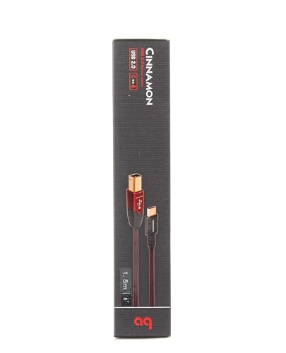 AudioQuest Cinnamon USB B to Type C Cable 1.5m USB B to C Cable