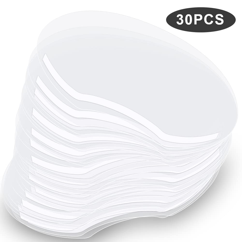 30 PCS Shower Face Eye Shields,Clear Visors Eye Protector Makeup Protective Eyebrow Shower Visor for Eyelash Extensions Eye Surgery Eyelid Surgery Lash Aftercare for Salon Supplies Eyelash Extensions