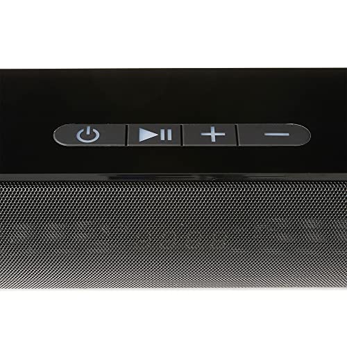 Acoustic Audio by Goldwood 2.1 Channel Sound Bar for TV with Built in Subwoofer, 36 Inch Surround System, HDMI, ARC, and Bluetooth, Black