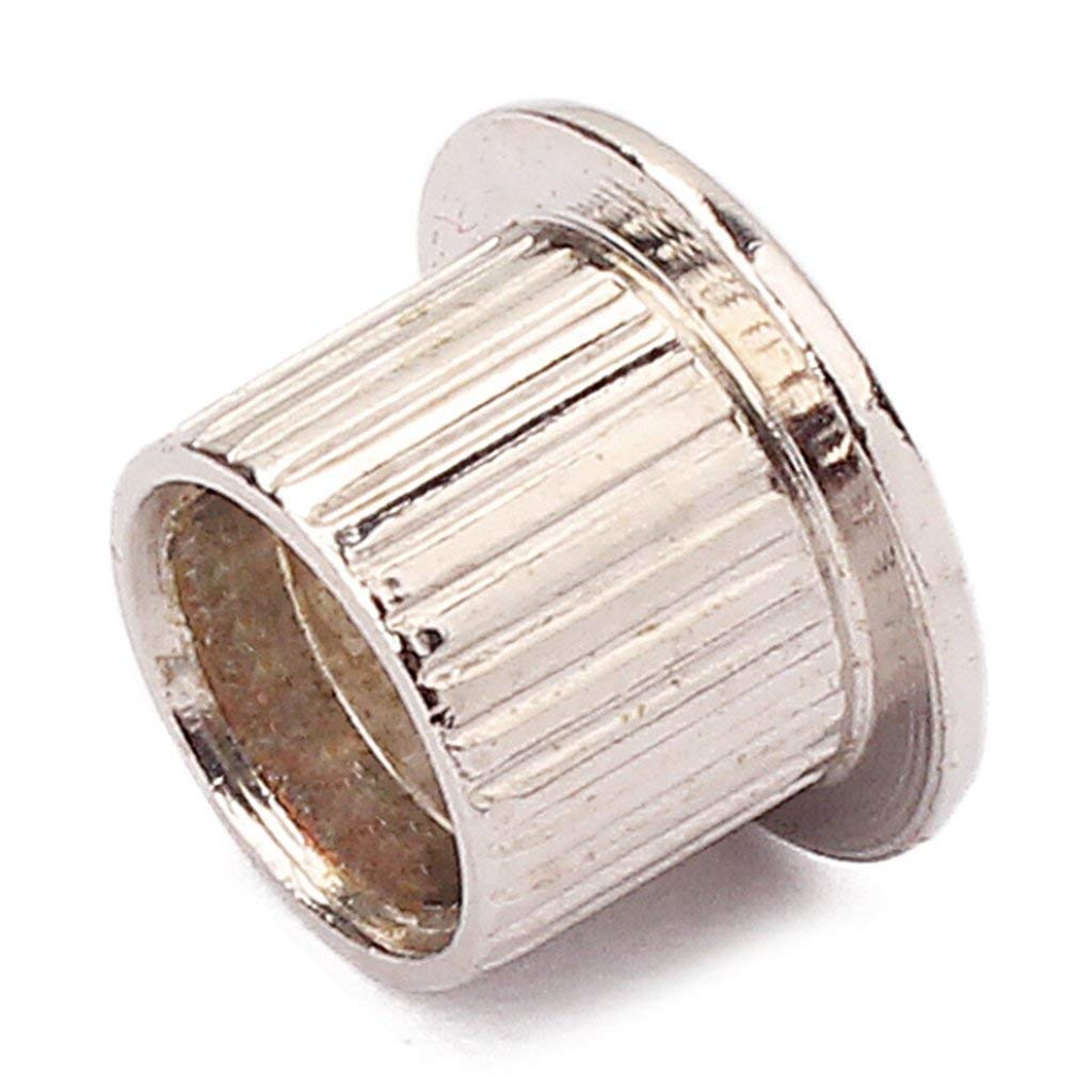 6 Pieces Nickel Plating Guitar Tuner Conversion Bushings Adapter Ferrules suit for Vintage Guitar