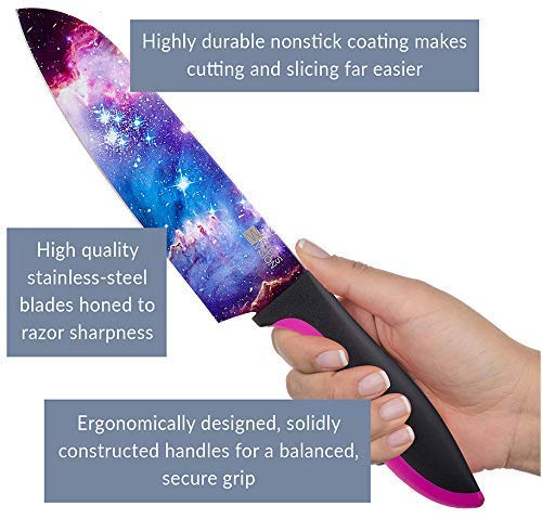 CHEF'S VISION Cosmos Knife Set Bundle With Masterpiece Knife Set