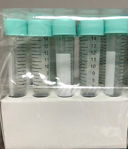 ADVANGENE Racked 15 ml Centrifuge Tube, Sterile, Polypyrene (25/Rack; 150 Tubes/Case)