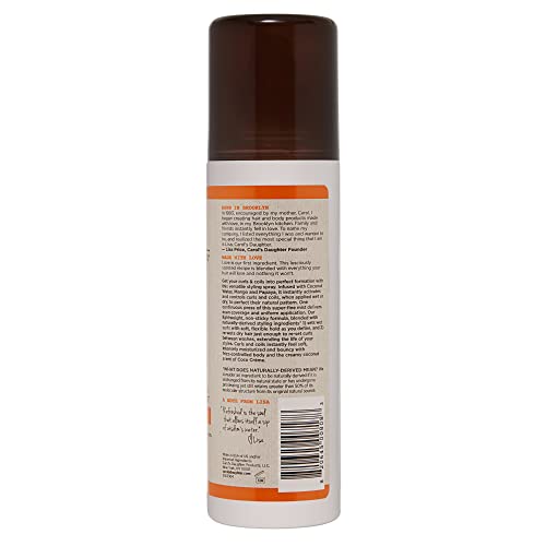 Carol’s Daughter Coco Creme Curl Perfecting Water Coco Mist, with Coconut Water, Silicone Free Curl Refresher Spray, Paraben Free Curl Activating Mist for Very Dry, Curly To Coily Hair, 5, 8.4 Fl Oz