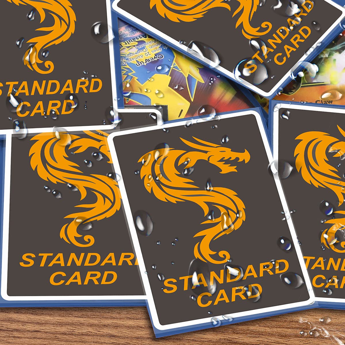 200Pcs Trading Card Sleeves Top Loader,Penny Card Sleeves Fit for Magic,MTG and Yugioh Cards, Baseball,Football, Baskteball Cards(Blue)