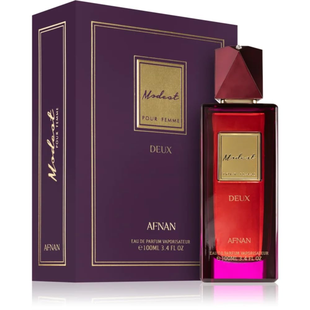 Afnan Modest Eau de Parfum Spray, 3.4 Fl. Oz (Pour Femme)