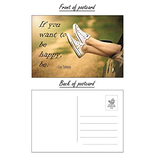 40 Mindfulness, Inspirational and Motivational Postcards