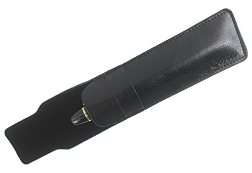 Abcsea 1PCS Heavy Big Rollerball Pen 159 and 10PCS Black Ink Rollerball Pen Refill, Spiral Ballpoint Pen Refills with Cover, Medium Point - Black Pen and Black Spiral Refills (0.5MM)