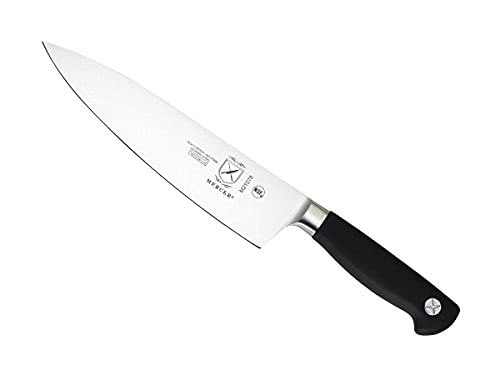 Mercer Culinary Genesis 8-Inch Short Bolster Chef's Knife with Saya Cover