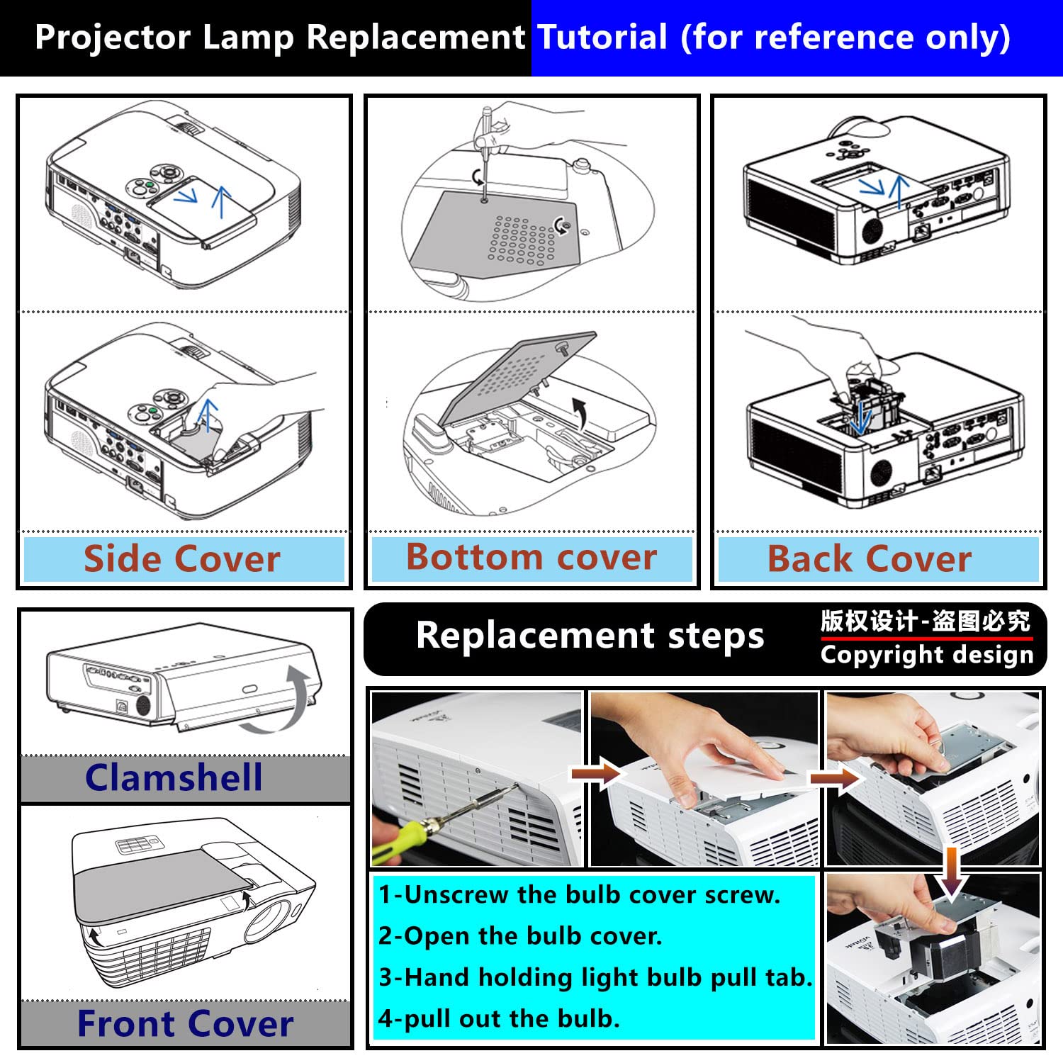Aurabeam MOLVGOC NP30LP Projector Lamp Bulb for NEC M322H M332XS M352WS M353WS M402W M402X M403H M403W M403X NP-M403H M402H