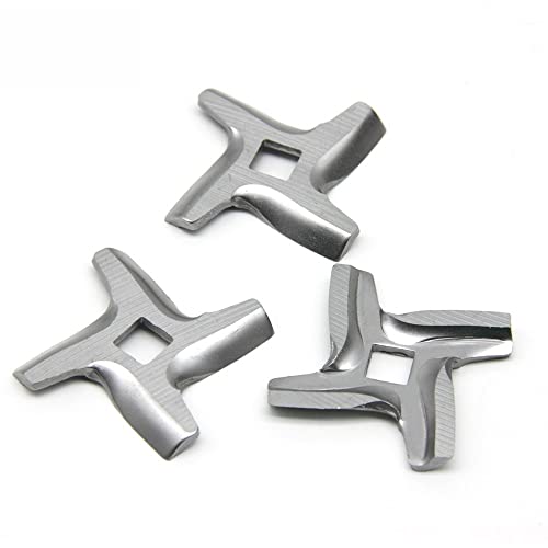 3pcs Meat Grinder Knife Mincer Blade With Square Hole Spare Parts For Moulinex HV6 Type A133 Kitchen Appliance