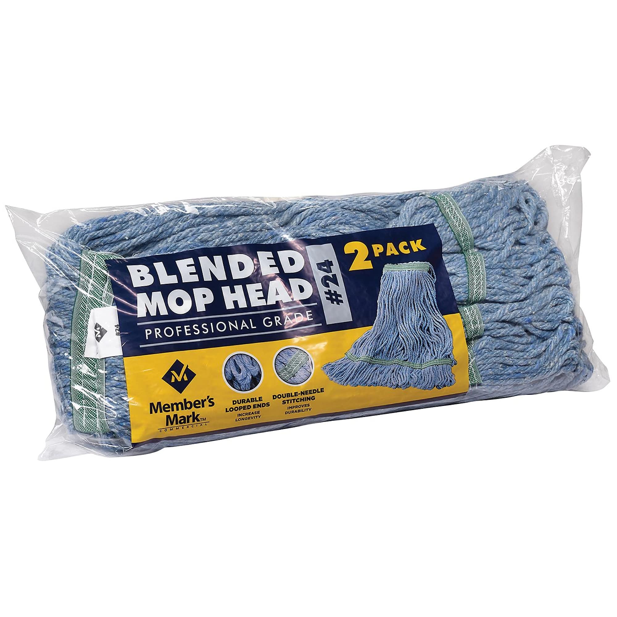 Member S Mark Commercial #24 Blended Mop Head (2pk.) Wholesale, Cheap, Discount, Bulk (1 - Pack)