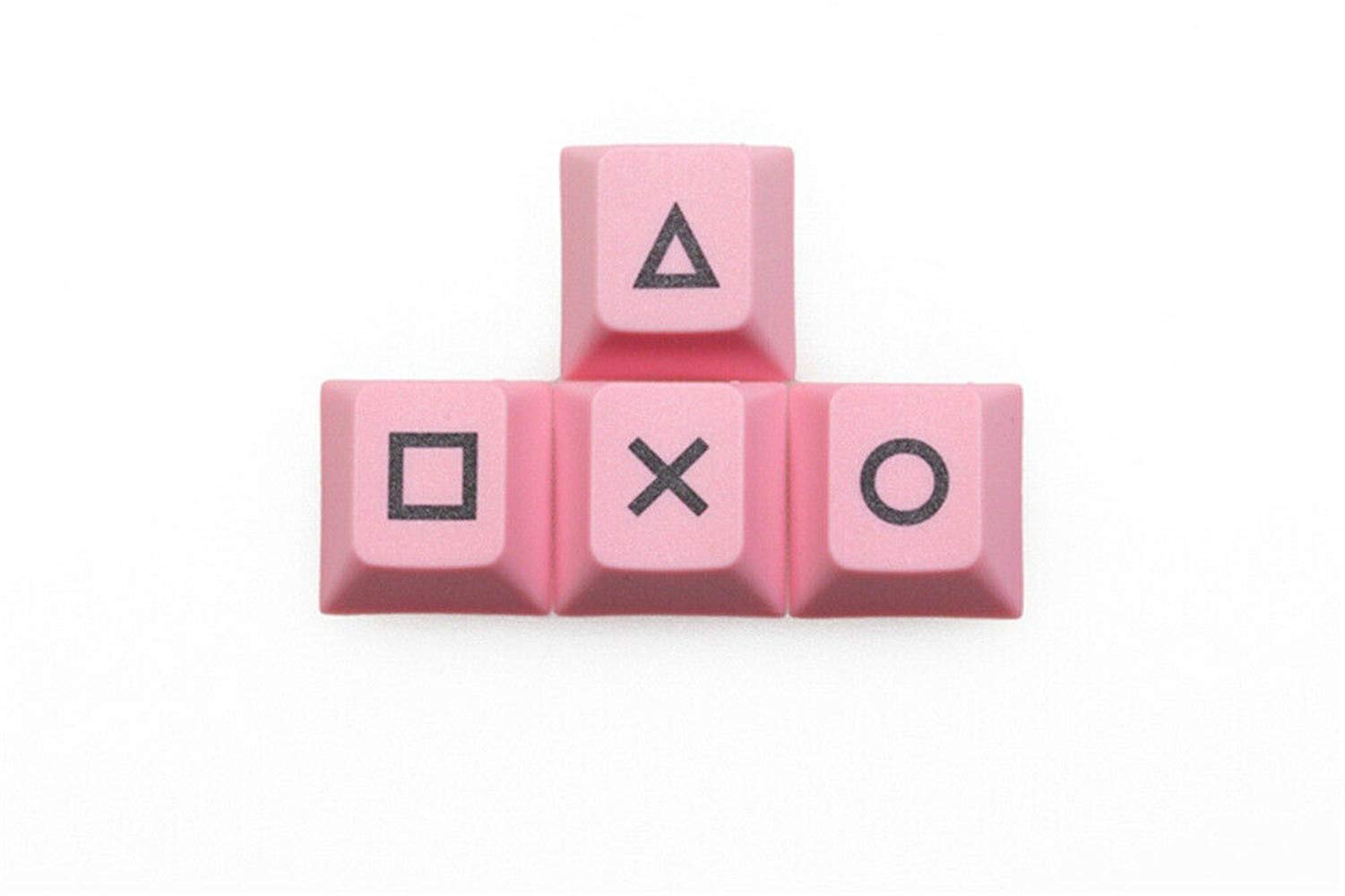 Arrow WASD PS4 PBT Keycaps Dye-Sublimation R1 Direction Key Caps Cherry Profile Keyset for Cherry MX Switches Mechanical Gaming Keyboards (White 02)