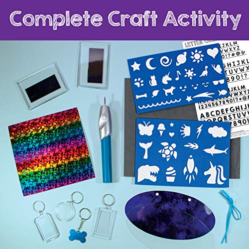 Faber-Castell Creativity for Kids Etch-It Workshop - DIY Engraving Art Set for Kids - Arts and Crafts for Kids