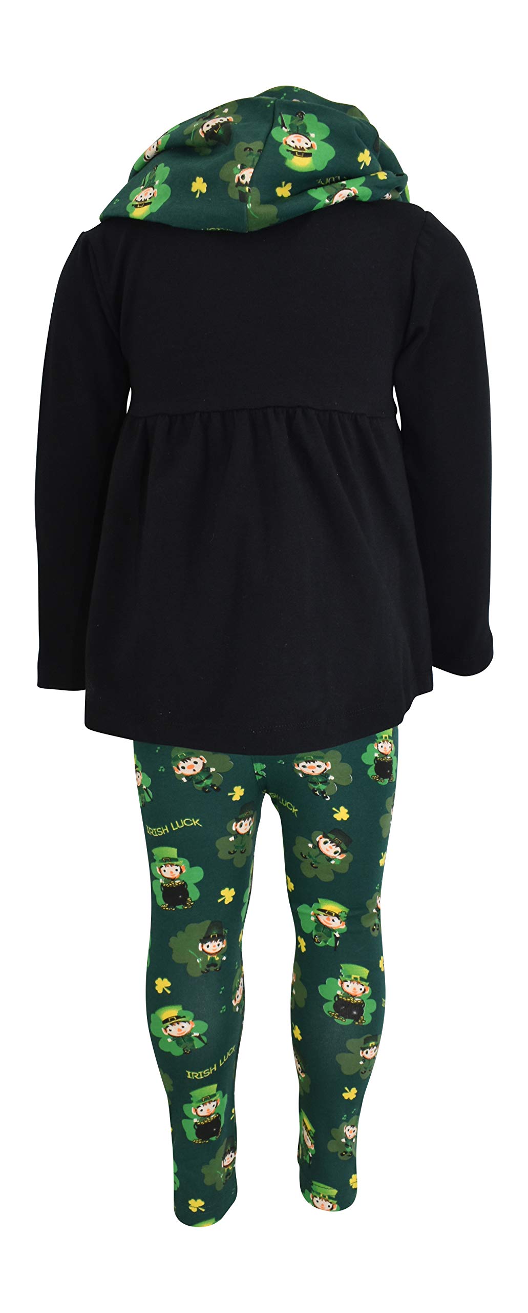 Unique Baby Girls St. Patrick's Day Leprechaun 3pc Legging Set (5)