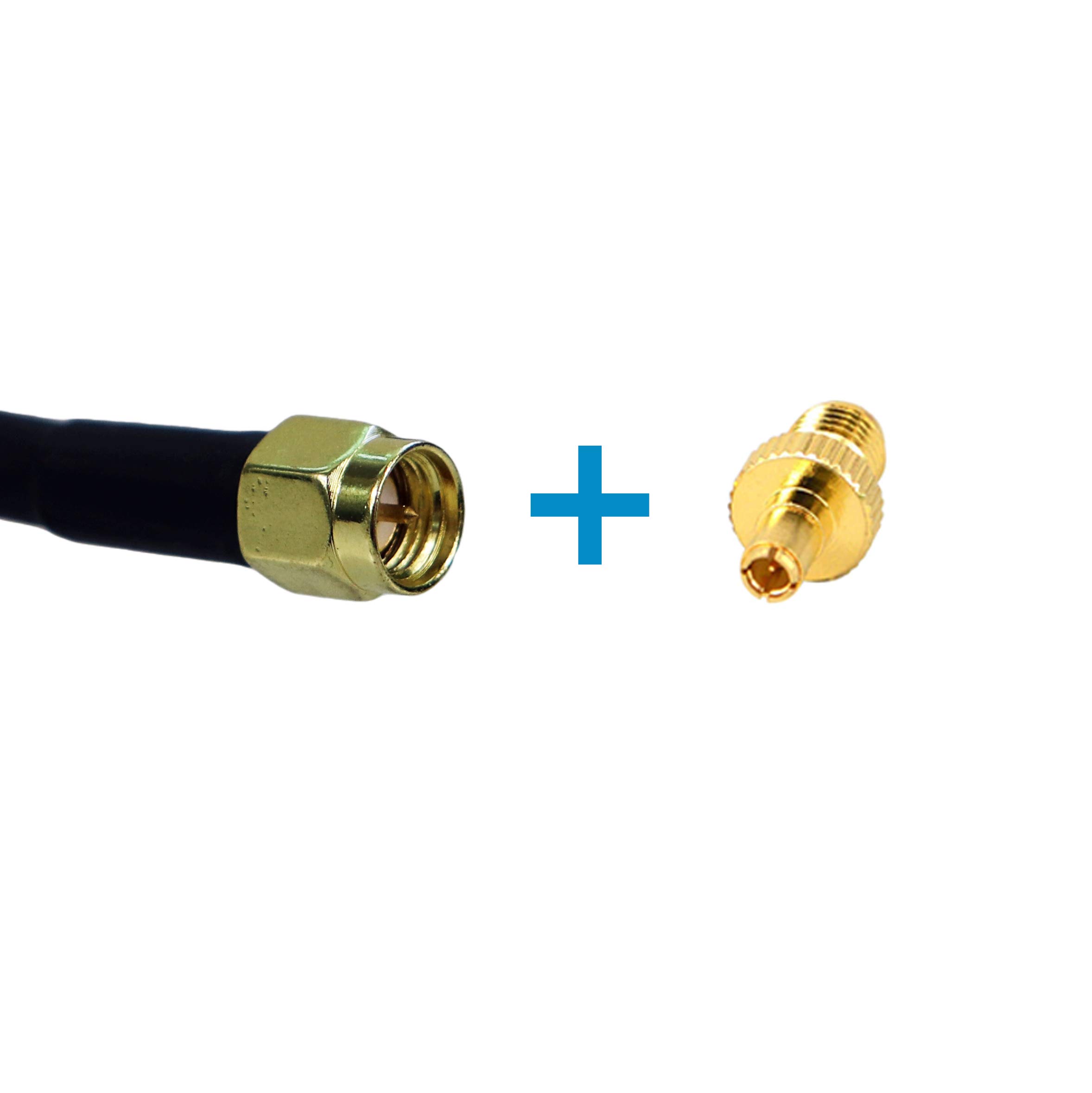 CHHLIUT High Gain 20dBi 3G 4G LTE WiFi Magnetic Antenna TS9 SMA Male Connector GSM External Router Antenna