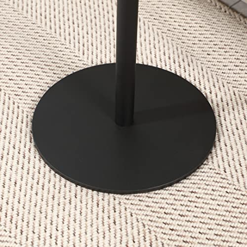 Acrylic Panel with Iron Tripod Creative Flower Shaped Small Edge Table Acrylic Transparent Sofa Corner Table Nordic Modern Coffee Table Portable Detachable Dessert Table Mobile Coffee Table (Small)
