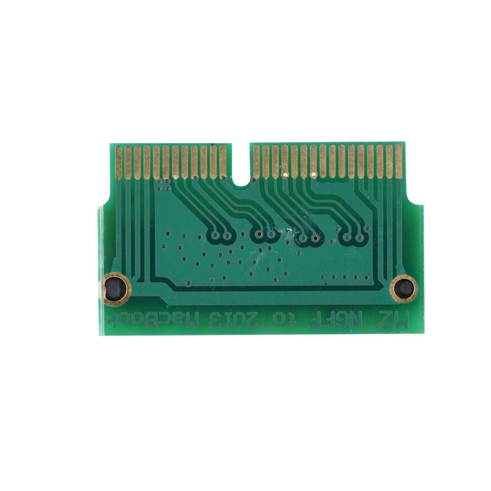 ciciglow SSD to M.2 NGFF Convert Adapter Interface Card 2013 2014 2015 Suitable for MacBook Air/Pro NVME AHCI SSD Upgraded Kit for A1465 A1466 A1398 A1502(Green)
