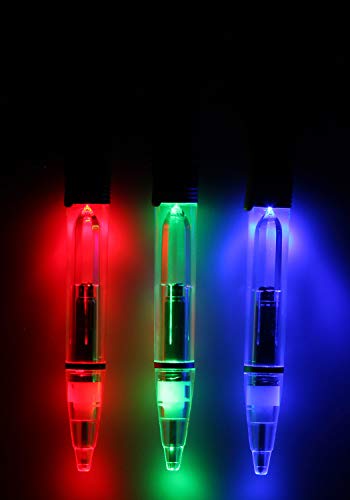 Bioworld Star Wars Light-Up Lightsaber Refillable Ink Pens 3 PC Set - Darth Vader, Skywalker, and Obi-Wan