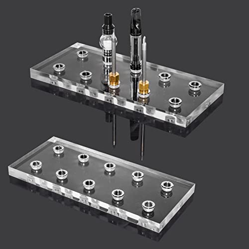 ADILAIDUN Multifunctional Display Stand Holder for 5|O |Sturdy & Durable 10-Hole Desk Organizer Stand Holder for Screws & Soldering Iron Tools