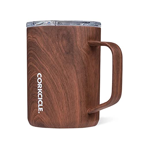 Corkcicle. Walnut Wood Mug, 16 oz