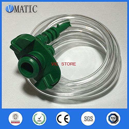 Automatic Glue Dispenser Plastic Pneumatic Syringe Barrel White Color With Syringe Adapter 5cc/10cc/30cc (Each Size Have 2 Set, Totally 6 Sets)
