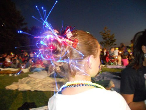 Acooe 10 Pack LED Hair Lights, Optics Flashing Barrettes for Party, Bar Dancing, and Light Up Hair Accessories