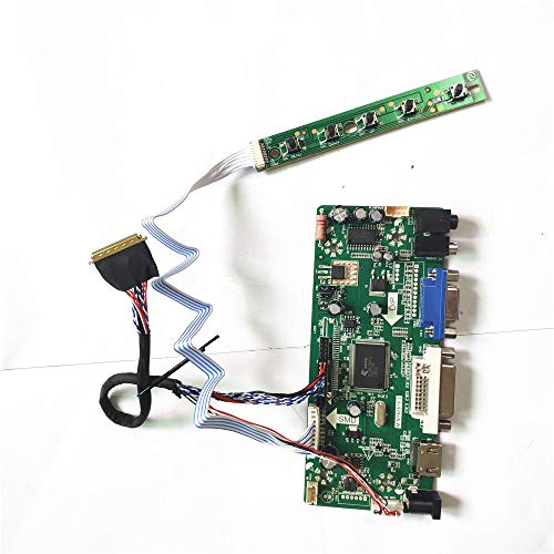 for LTN156AT02-D01/D02/D03/D04/D09 1366768 LVDS 40-Pin LED Laptop Panel M.NT68676 Display Controller Board HDMI+VGA+DVI DIY kit (LTN156AT02-D01)