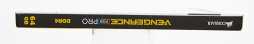 CORSAIR VENGEANCE RGB PRO DDR4 RAM 64GB (2x32GB) 3600MHz CL18-22-22-42 1.35V Intel AMD Desktop Computer Memory - Black (CMW64GX4M2D3600C18)