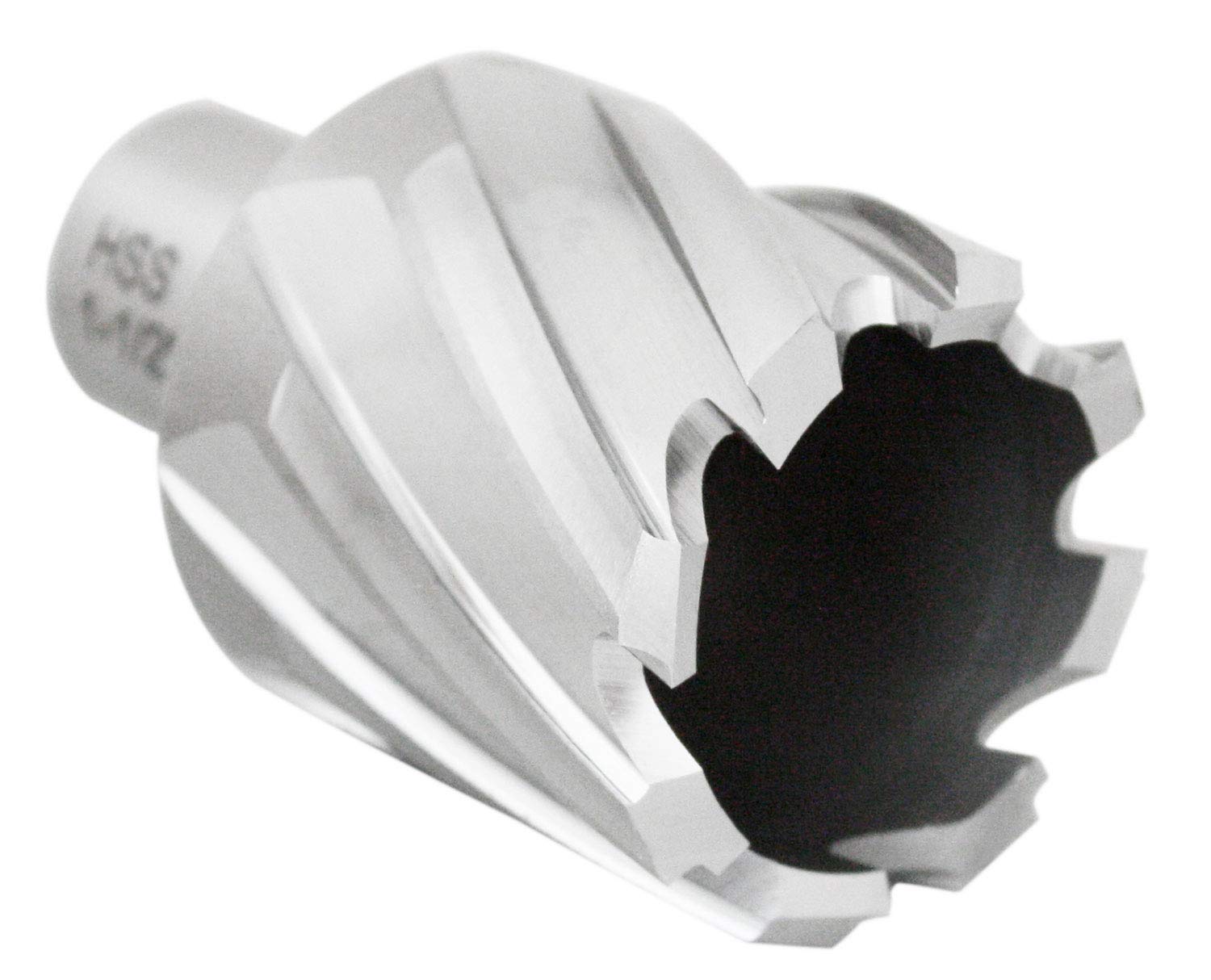 Accusize Industrial Tools Hss Annular Cutter, 1-1/2'' Diameter by 1'' Depth with 3/4'' Weldon Shank, Ansi Standard, 2080-2029