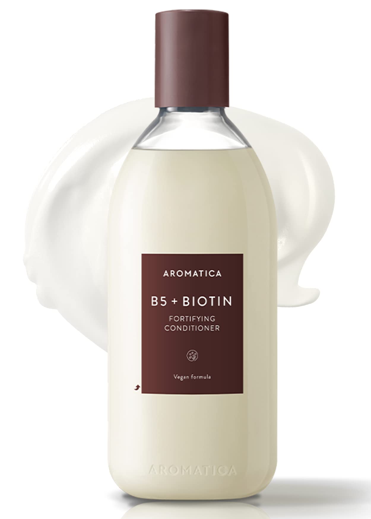 AROMATICA B5+ Biotin Fortifying Conditioner 13.53 oz / 400 ml – Intensive Nutritional Care for Weak, Thin Hair – Alleviates Hair Loss and Prompts Hair Growth - Free from Sulfate, Silicone, and Paraben