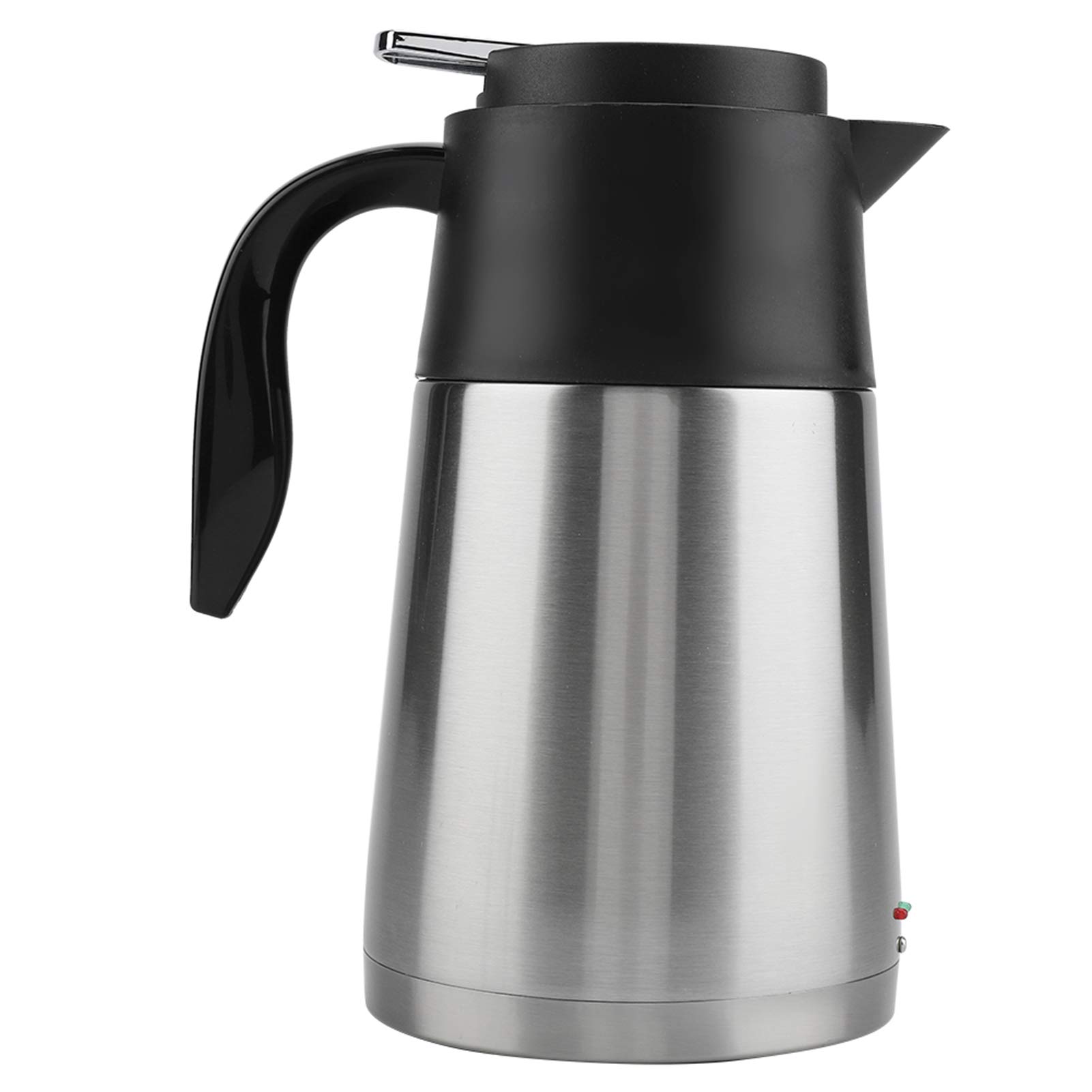 12V/24V 1300ml Stainless Steel Car Truck Travel Electric Kettle Pot with Heating Function for Long Drive, Safe to Drink, Good Insulation (12V car)
