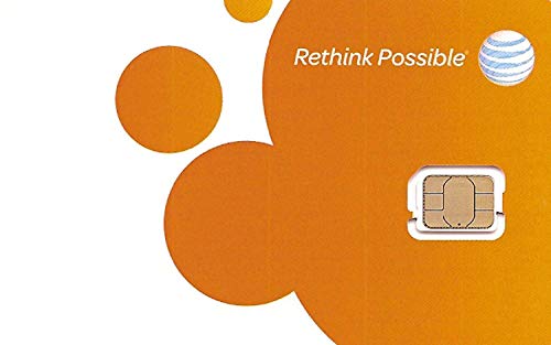 AT&T 2-PK Nano SIM Card 4G LTE 4FF, 4488A, GSM GoPhone Prepaid or Contract