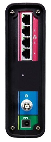 ARRIS SURFboard SBG6580 DOCSIS 3.0 Cable Modem/ Wi-Fi N300 2.4Ghz + N300 5GHz Dual Band Router - Retail Packaging Black (570763-006-00) (Renewed)