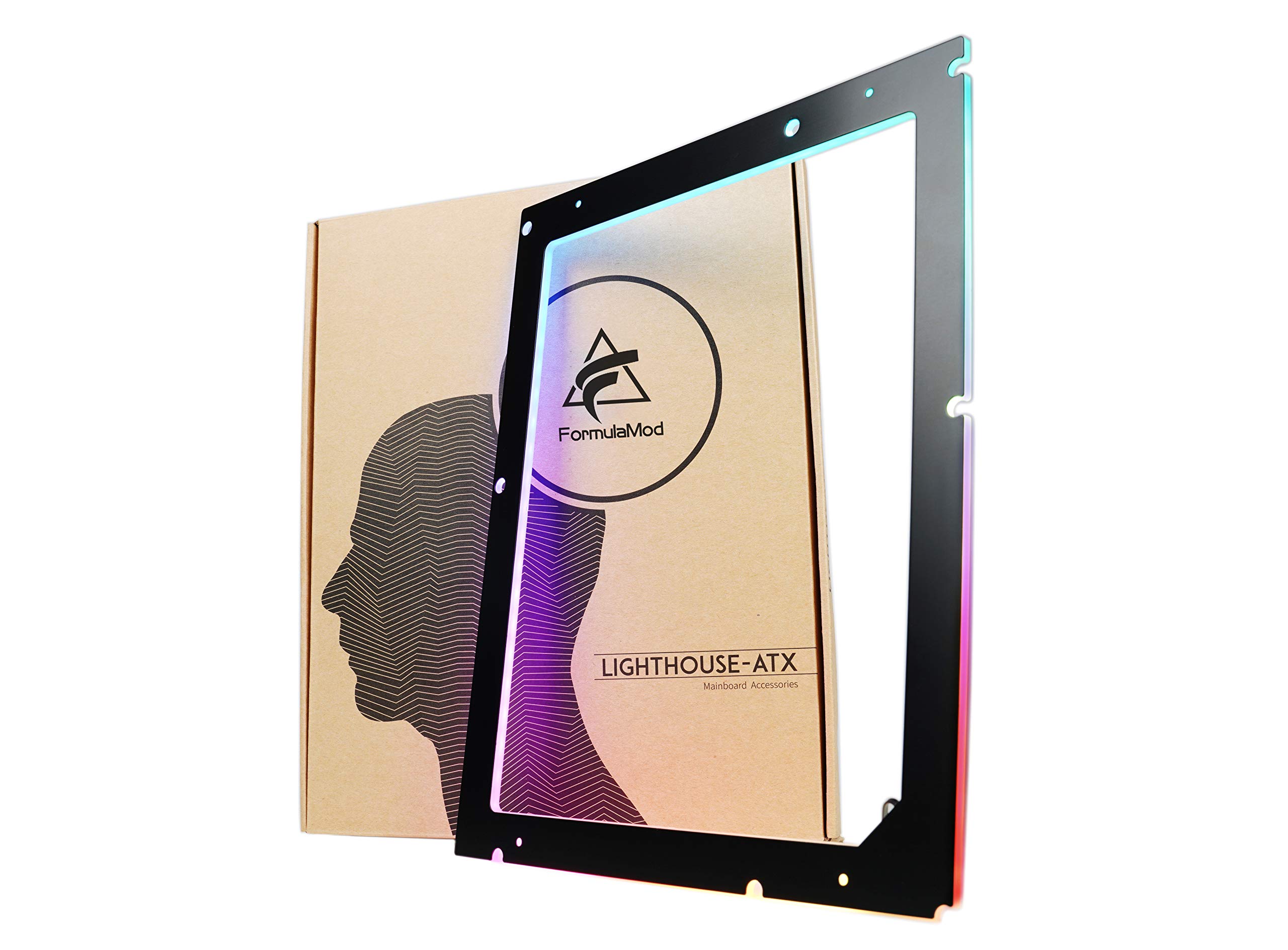 Formulamod ATX Motherboard RGB Backplate Light-Emitting Back-Plane 5V 3 Pin ARGB Desktop Decor Lamp Strip Back Light Pad