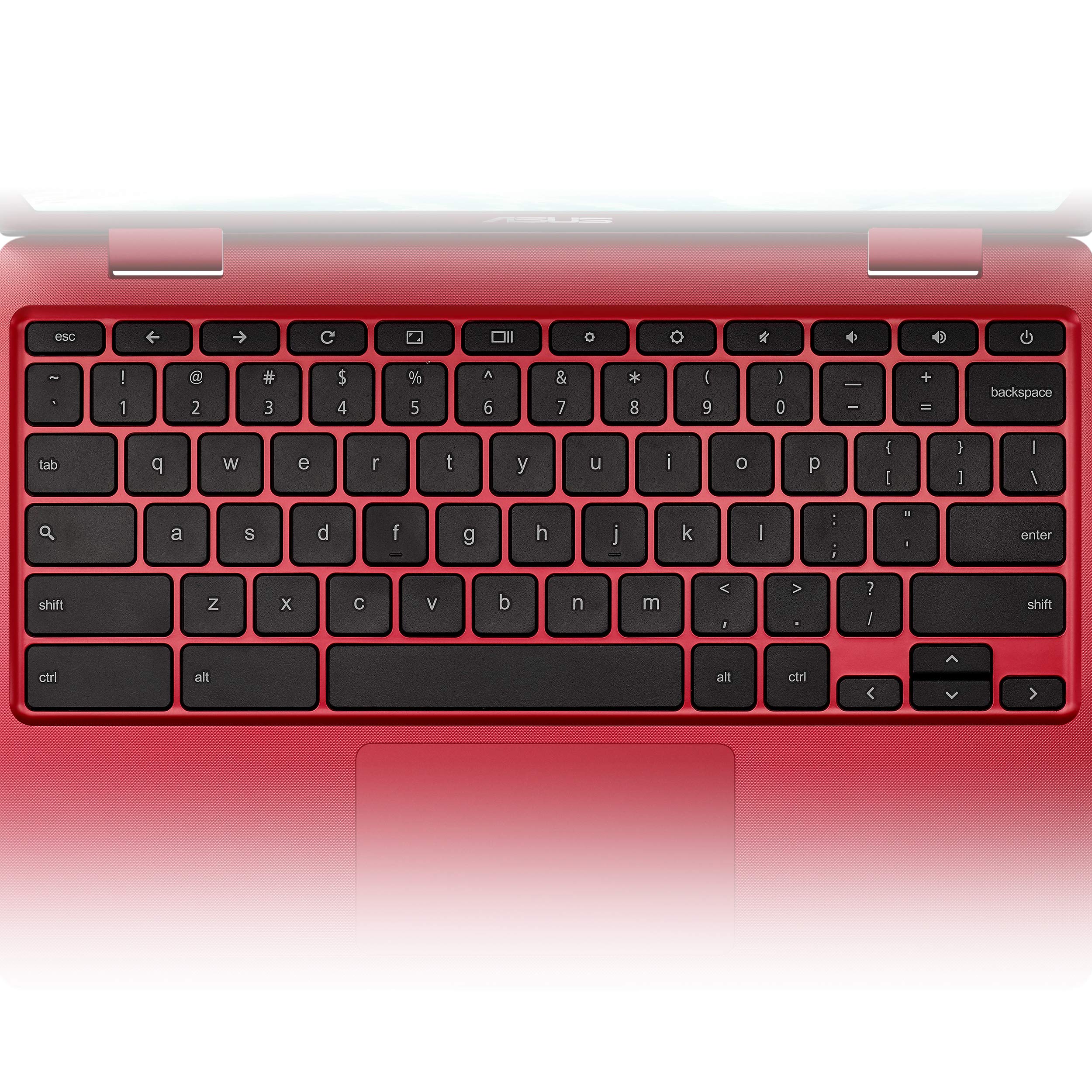 ASUS Chromebook C223 11.6" HD Chromebook Laptop, Intel Dual-Core Celeron N3350 Processor (up to 2.4GHz), 4GB RAM, 32GB eMMC Storage, Premium Design, Red, C223NA-DH02-RD