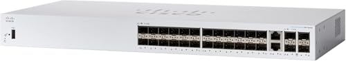CISCO DESIGNED Business CBS350-24S-4G Managed Switch | 24 Port 1G SFP | 2x1G Combo | 2x1G SFP | Limited Lifetime Hardware Warranty (CBS350-24S-4G-NA)