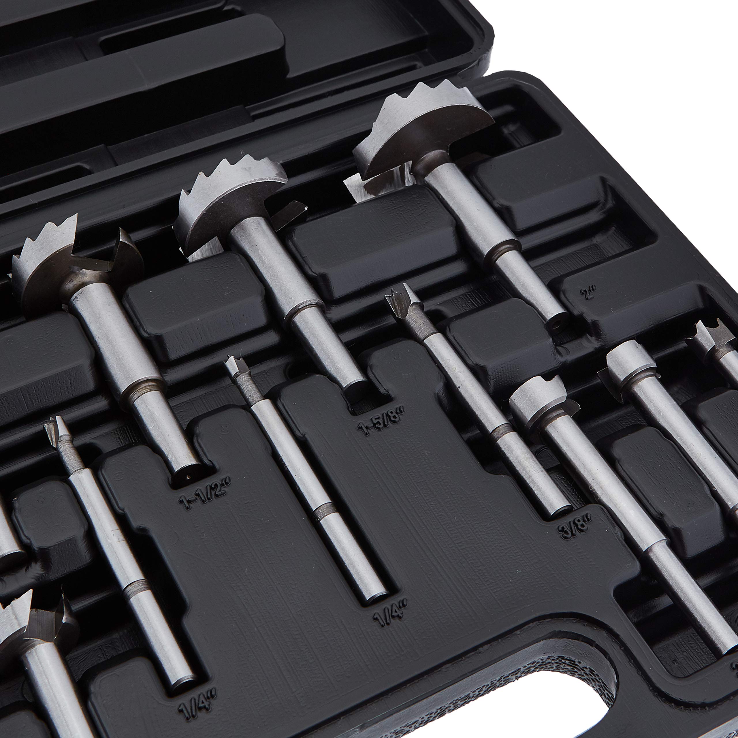 Amazon Basics Forstner Bit Set - 14-Piece