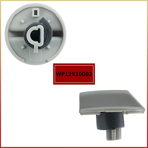 2 Pcs WP12X10002 Air Conditioner Control Knob Replacement Part - Compatible with Some GE Room Window Air Conditioner Replaces for WP12X10002