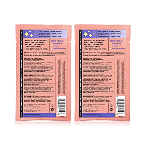 MANE CLUB Expert Procrastinator Deep Conditioner, cruelty free, vegan, no sulfates or parabens β Pack of 2