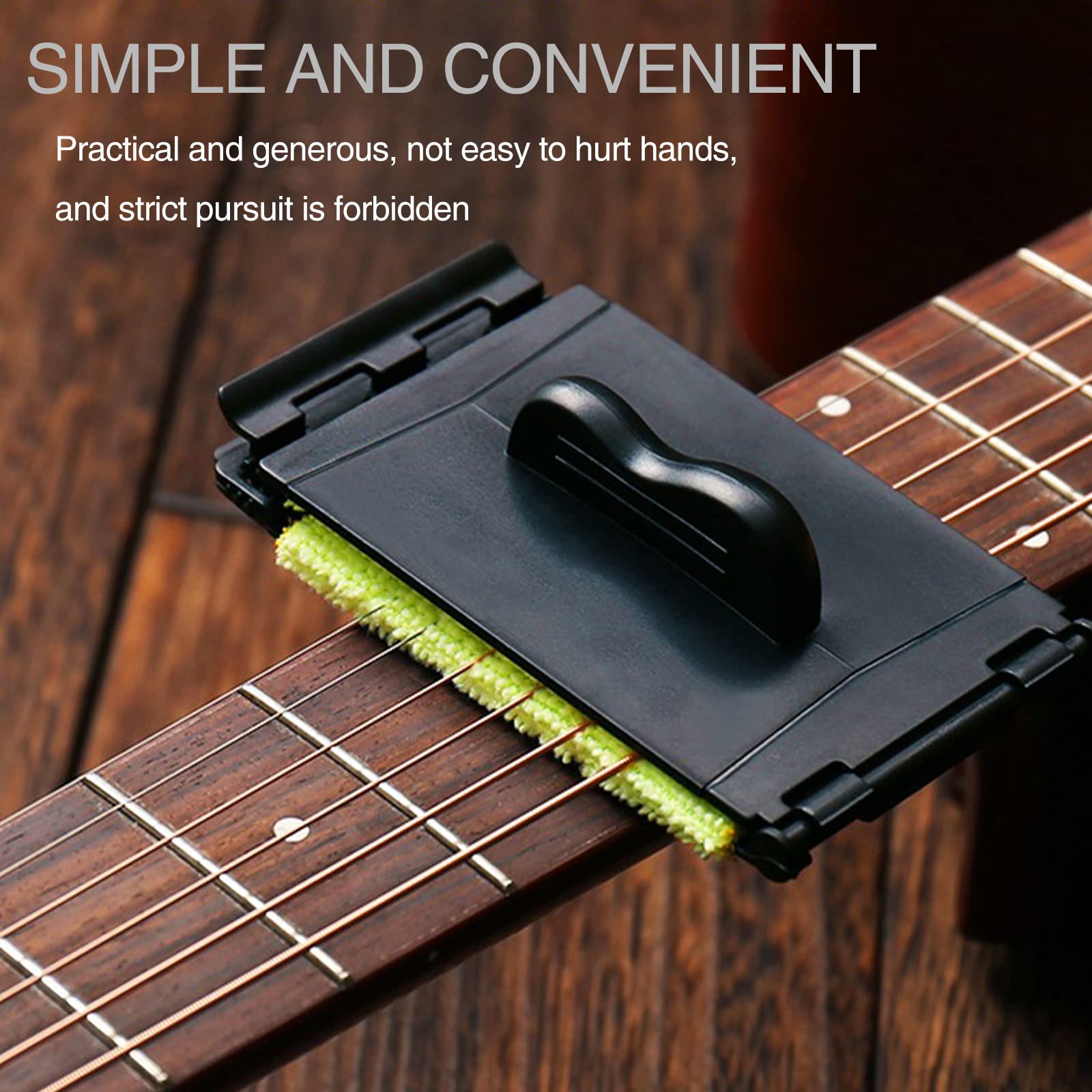 2 Pack Guitar String Cleaner, Used for Cleaning String and Fretboard, Guitar Fretboard Cleaning Maintenance Care Kit for Guitar/Bass/Mandolin/Ukulele