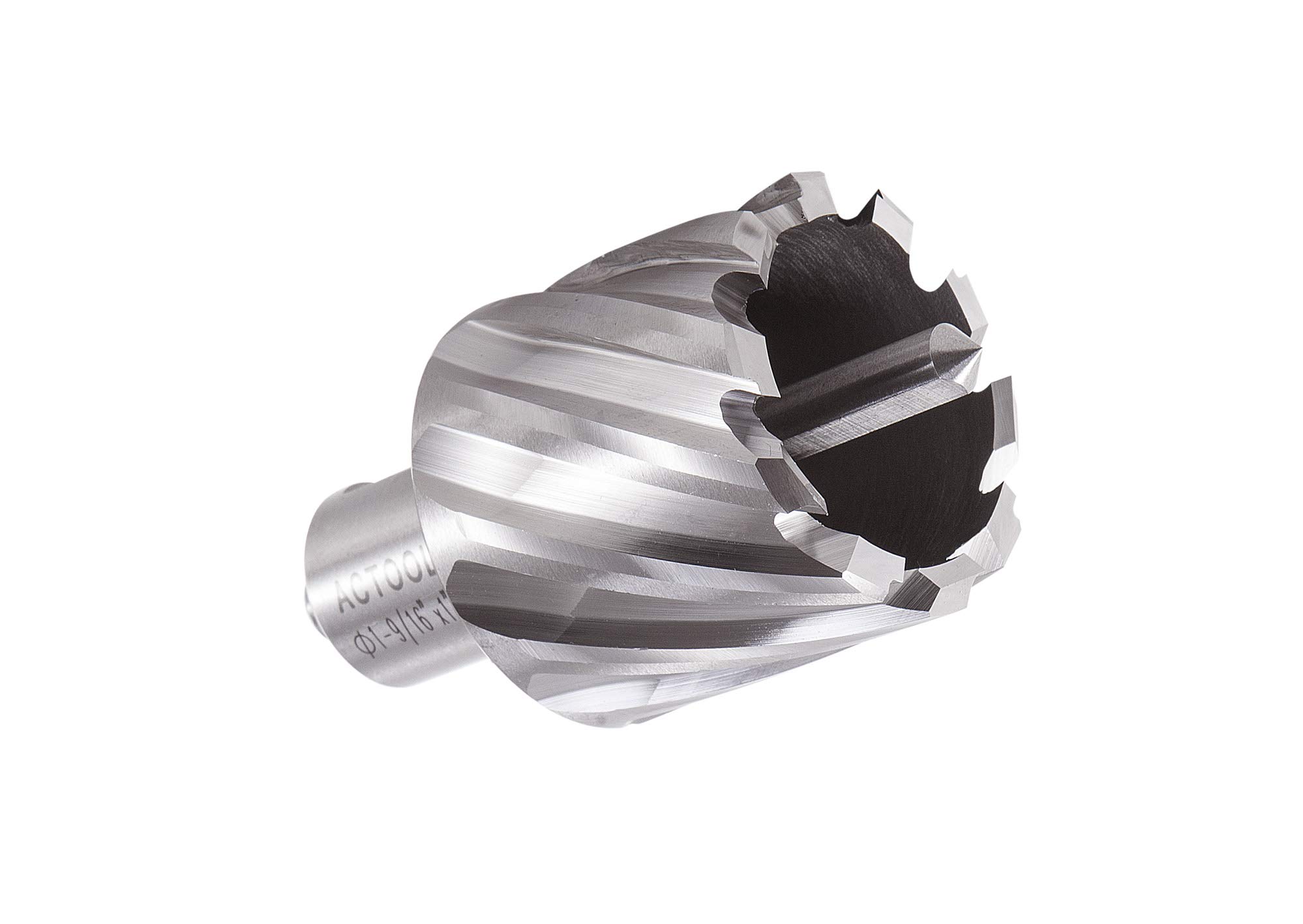 ACTOOL 1-9/16" Diameter × 1" Depth of Cut HSS ANNULAR Cutter with 3/4'' Weldon Shank