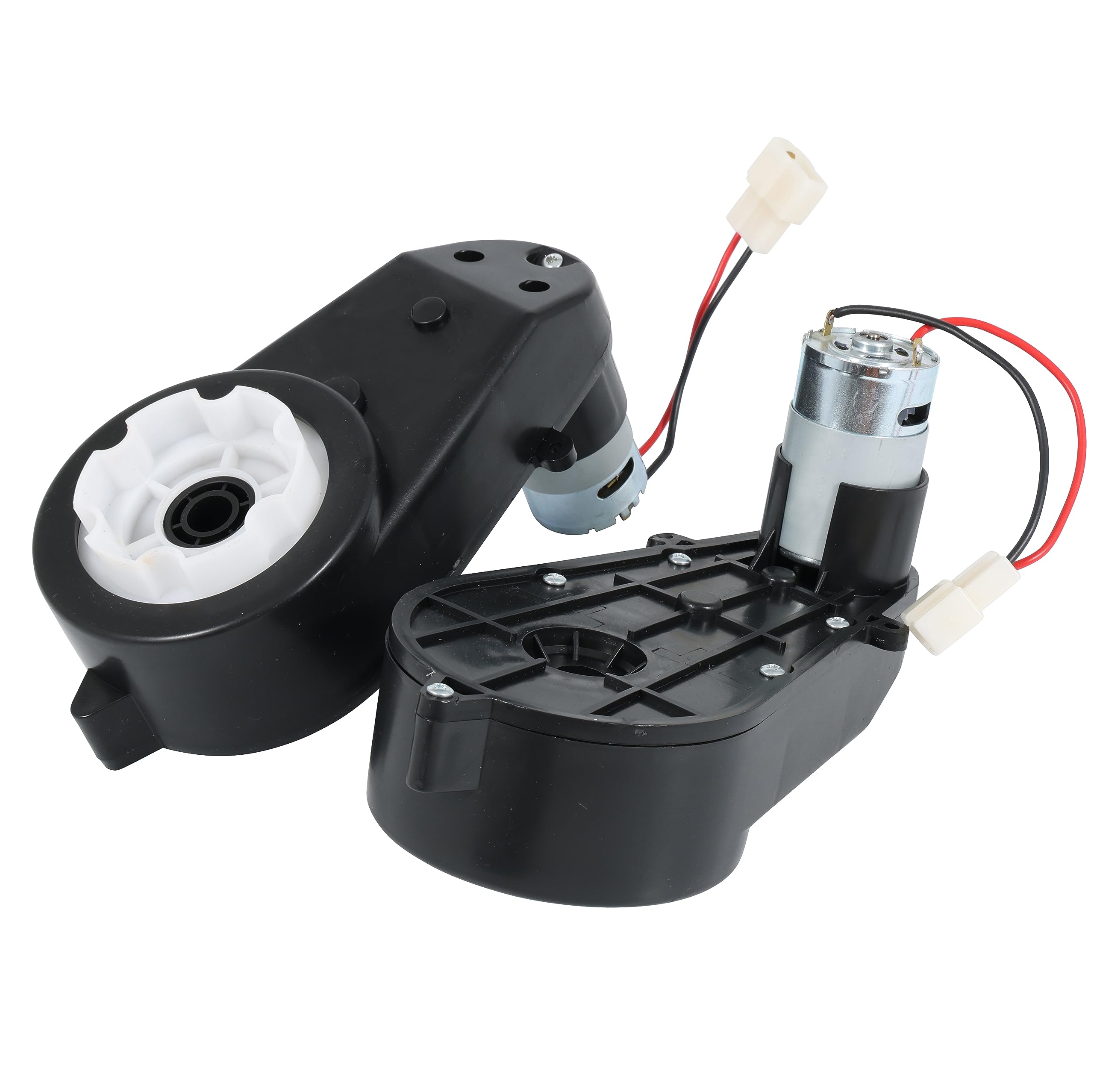 2 Pcs Kids Ride On Car Gearbox 550 12V Motor 12000RPM, Electric Motor Gearbox Motorcycles High Speed RS550 Drive Engine Match Children Ride On Toys