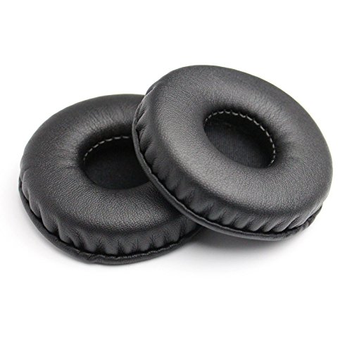 A Pair Black Ear Cushion Replacement Ear Pads Ear Cups For Sony MDR-V150 V250 V300 V100 V200 V400 DR-BT101 ZX100 ZX300 Headphones Headset 70MM