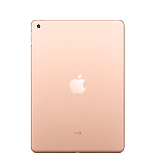 Apple iPad with WiFi, 128GB, Gold (2018 Model) (Renewed)