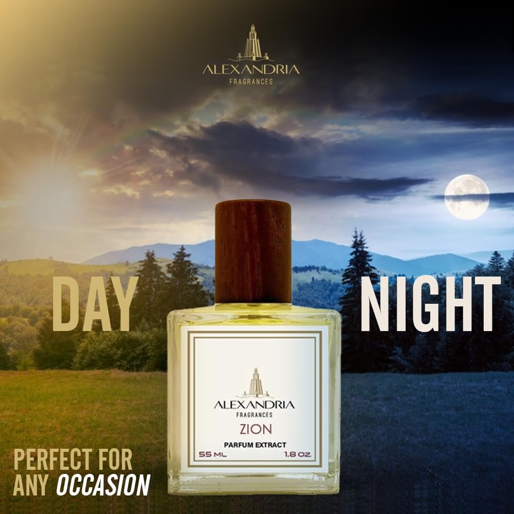 Alexandria Fragrances | Zion |Eau De Parfum | Inspired By R. Elysium | 60ml | The Scent of Divine Magnetism | Apple, Lemon & Lime, Grapefruit, and Exotic Herb Scent